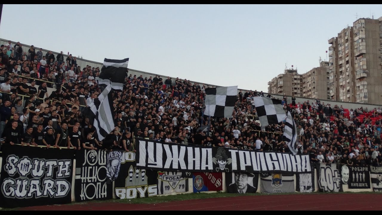 Grobari radnički niš - Partizan 1.4.2017. - YouTube