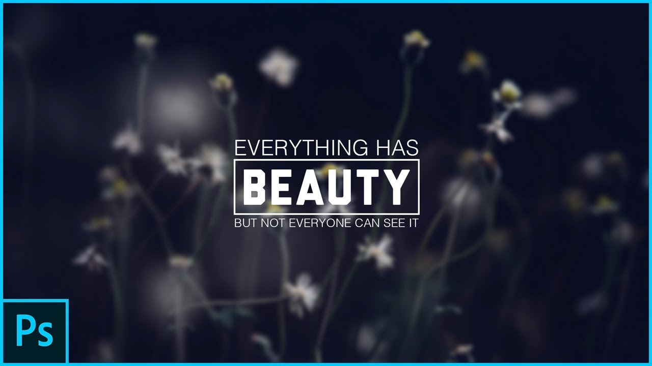 How To Design A Simple Background Quote - YouTube