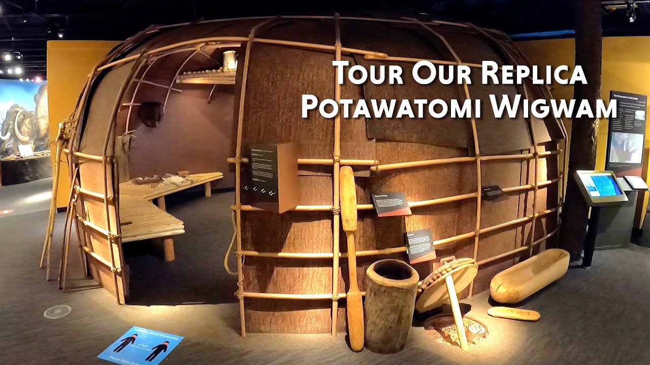 Tour Our Replica Potawatomi Wigwam - YouTube