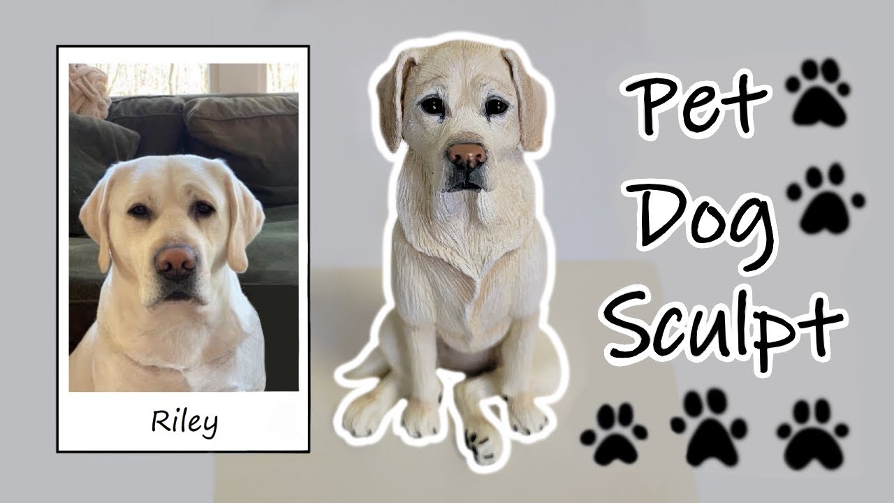 Sculpting a Custom Polymer Clay Pet: Riley the Dog - YouTube