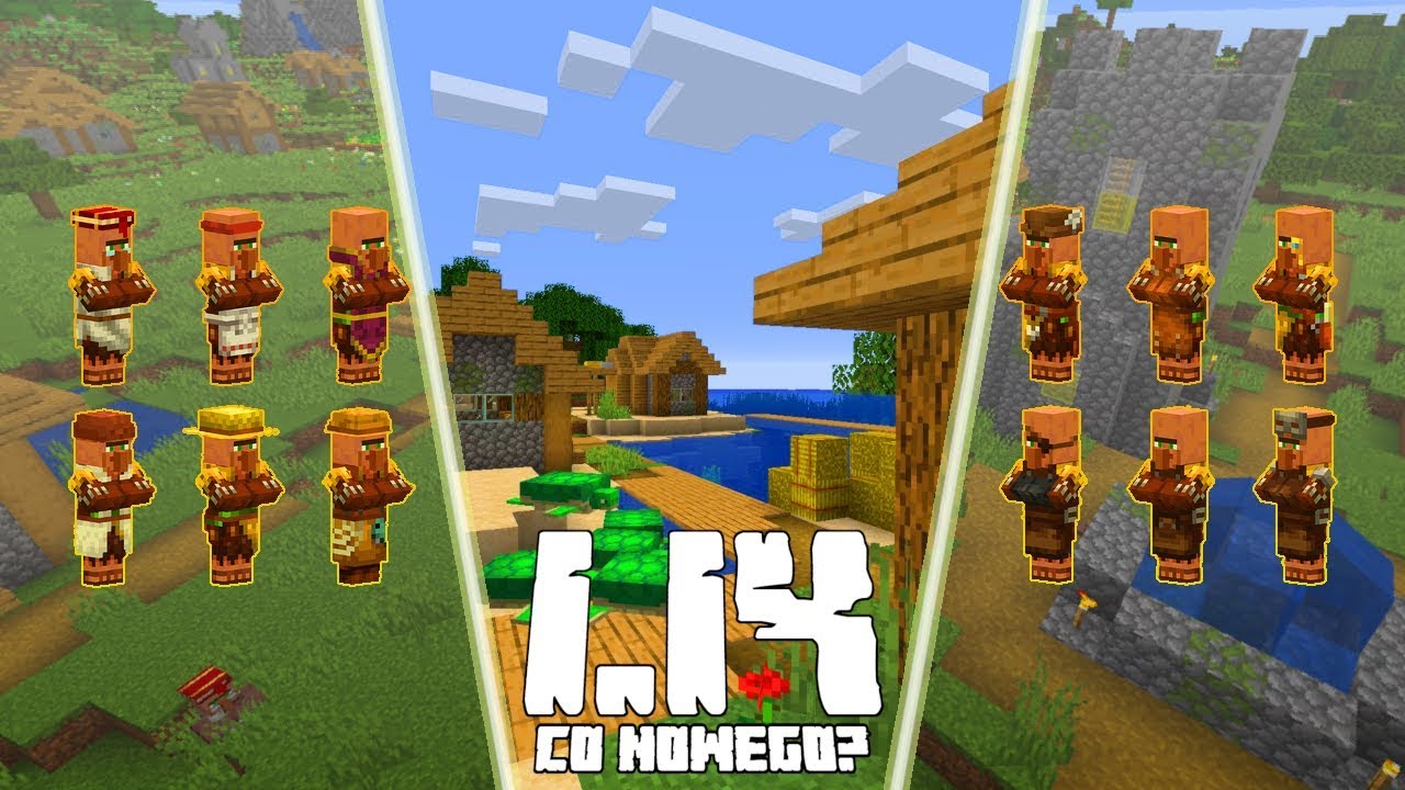 Nowe Wioski w Minecraft 1.14 NADCHODZĄ! - YouTube