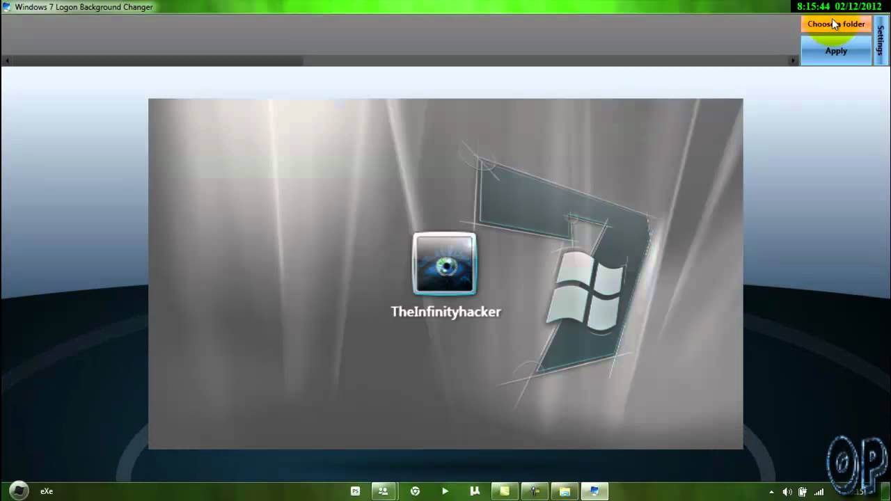 Como alterar tela de Bem-Vindo do Windows 7 - YouTube