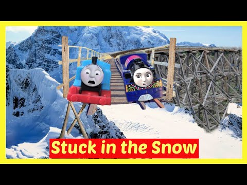 Thomas and Friends Stuck in the Snow | Trackmaster Ashima got Trapped ...