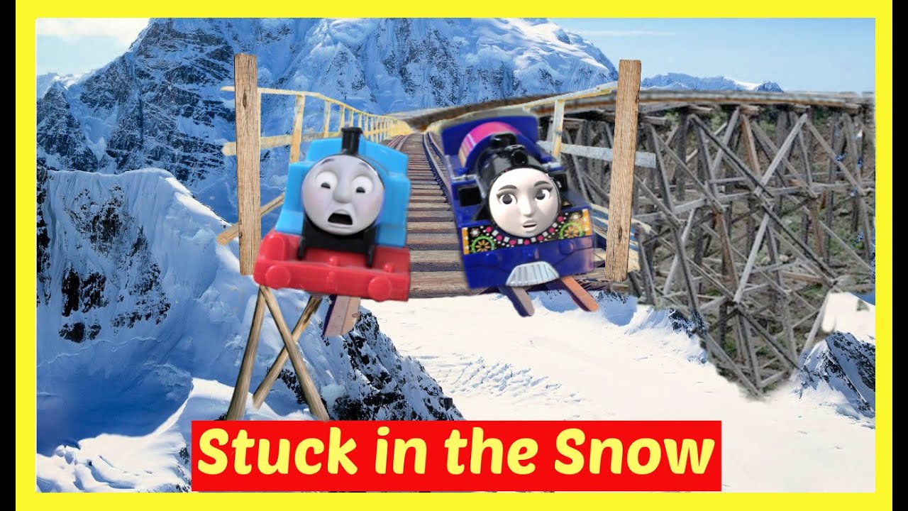 Thomas and Friends Stuck in the Snow | Trackmaster Ashima got Trapped ...