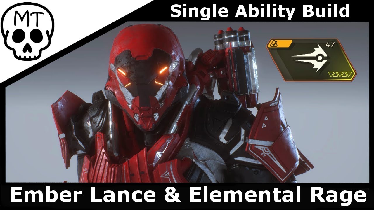 Elemental Rage & Ember Lance | Leaning into one ability | Anthem - YouTube