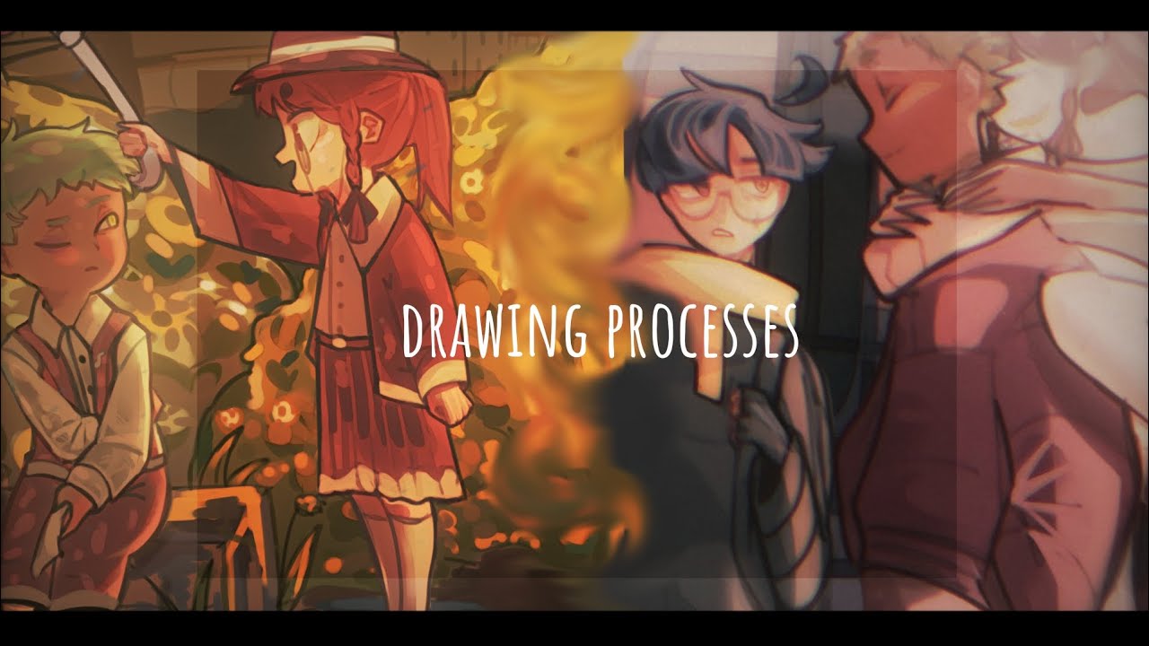 DRAWING PROCESSES - STAR GHOST (IBIS PAINT X) - YouTube