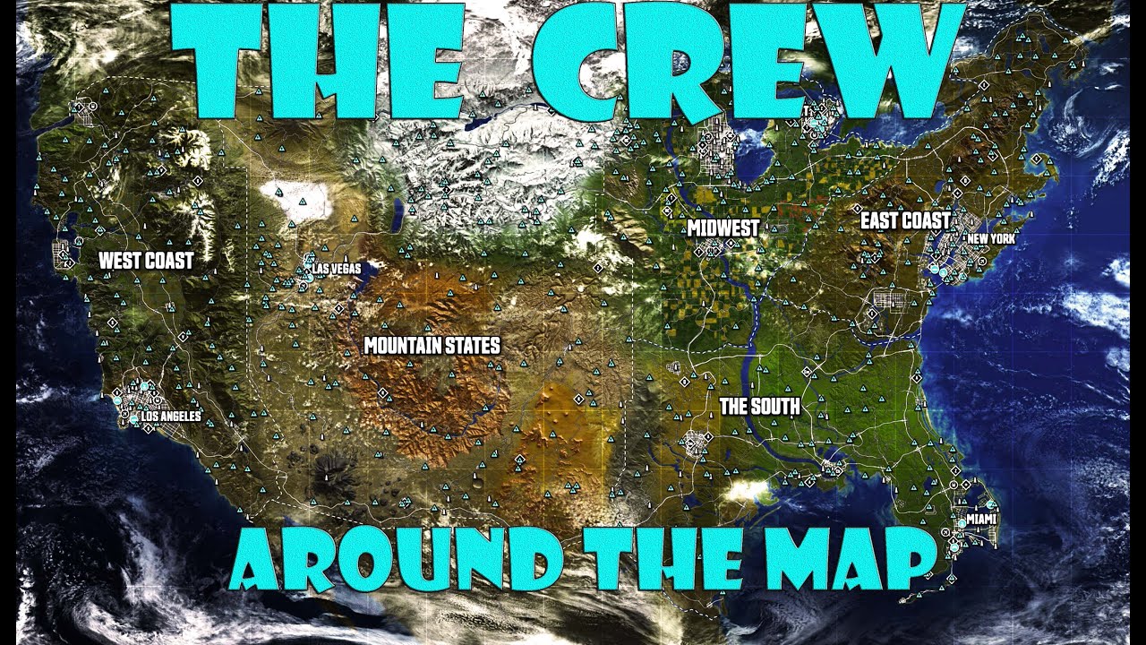 Crew 2 Map – The Crew 2 Map Scale – LLLYFS