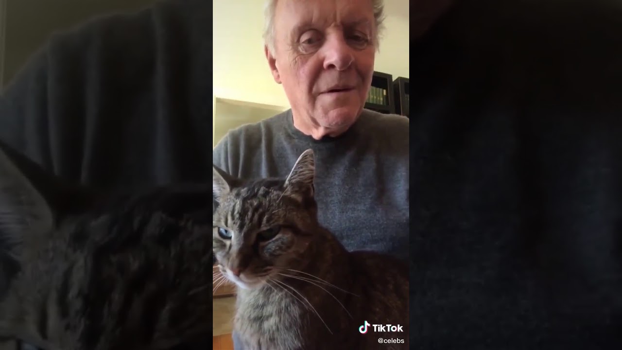 Anthony Hopkins playing piano for his cat - YouTube