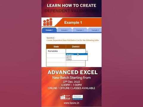 LEARN HOW TO CREATE DEPENDENT DROP DOWN - YouTube