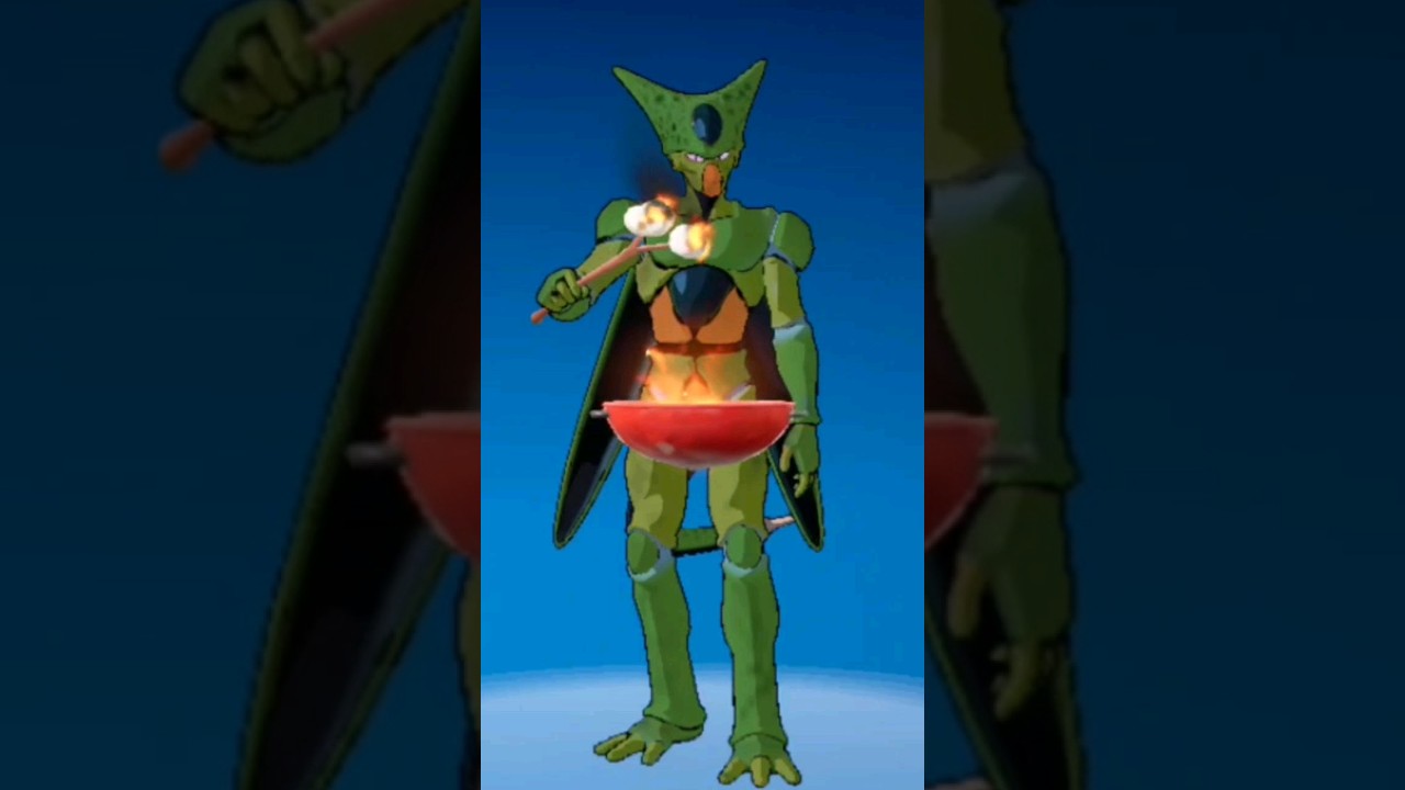 CELL EMOTES #DRAGONBALL #FORTNITE #MOBILE - YouTube