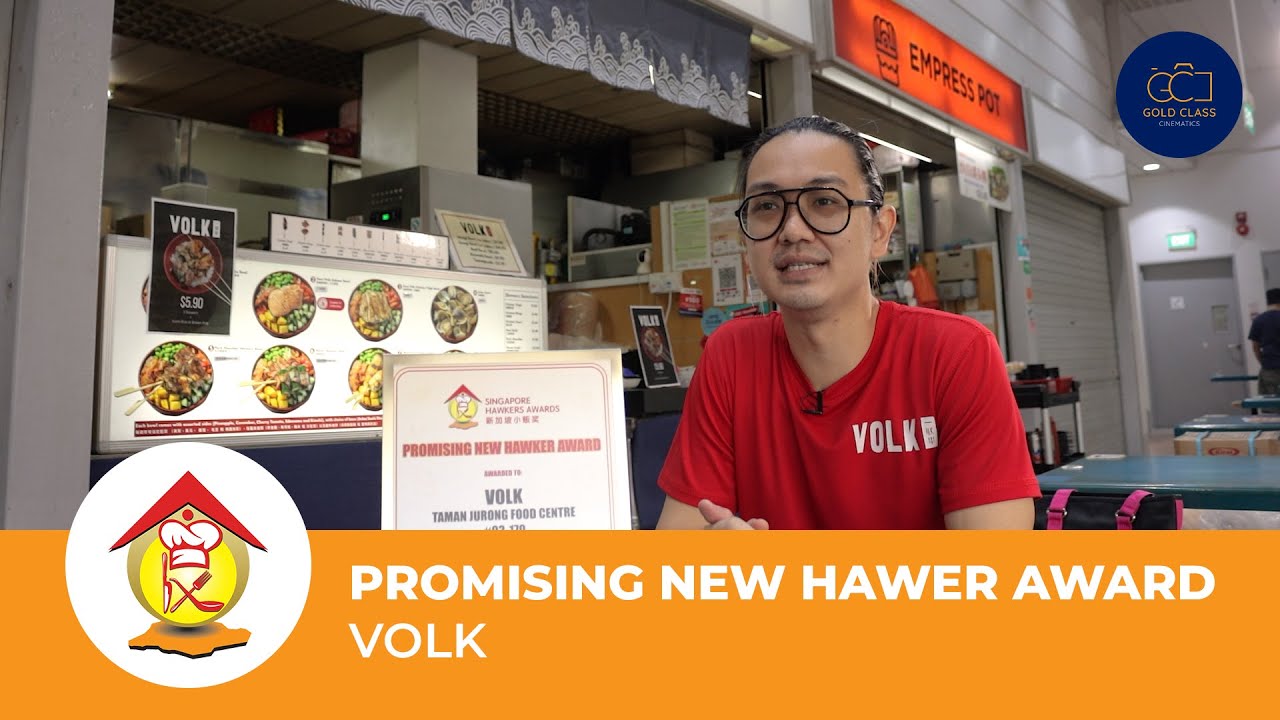 Volk - Promising New Hawker Award | GCC Singapore Biz Class - YouTube