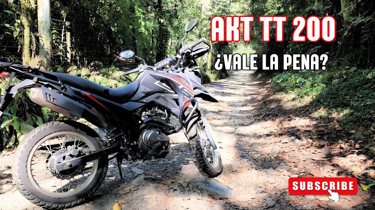 AKT TT 200 - Prueba de manejo, ¿La mejor de AKT MOTOS? | Carlos en Moto ...