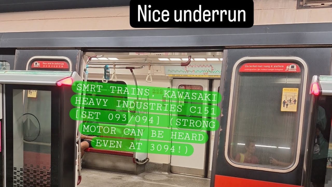 SMRT TRAINS, Kawasaki Heavy Industries C151 [Set 093/094] ride from Joo ...