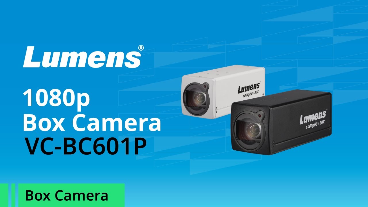 VC-BC601P 1080p Box Camera | Lumens - YouTube