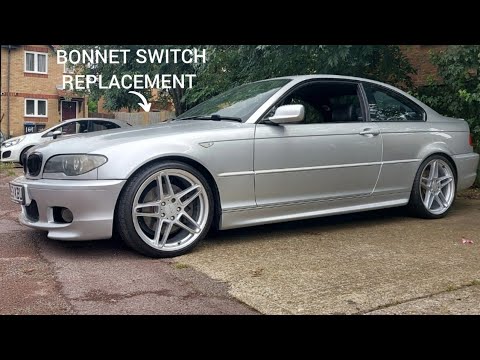 BMW E46 BONNET/HOOD SWITCH REPLACEMENT - YouTube