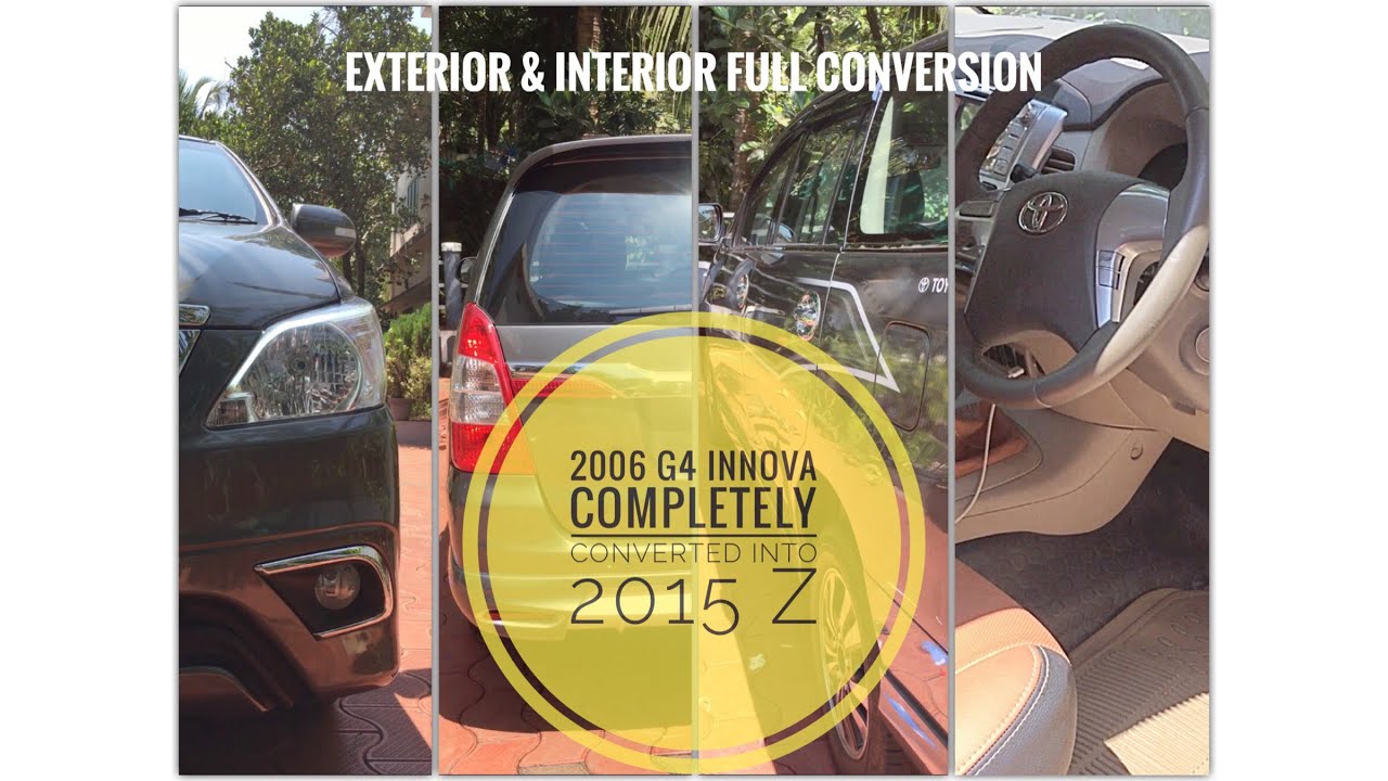 Innova Type 4 Interior and Exterior Complete modification | Full body ...