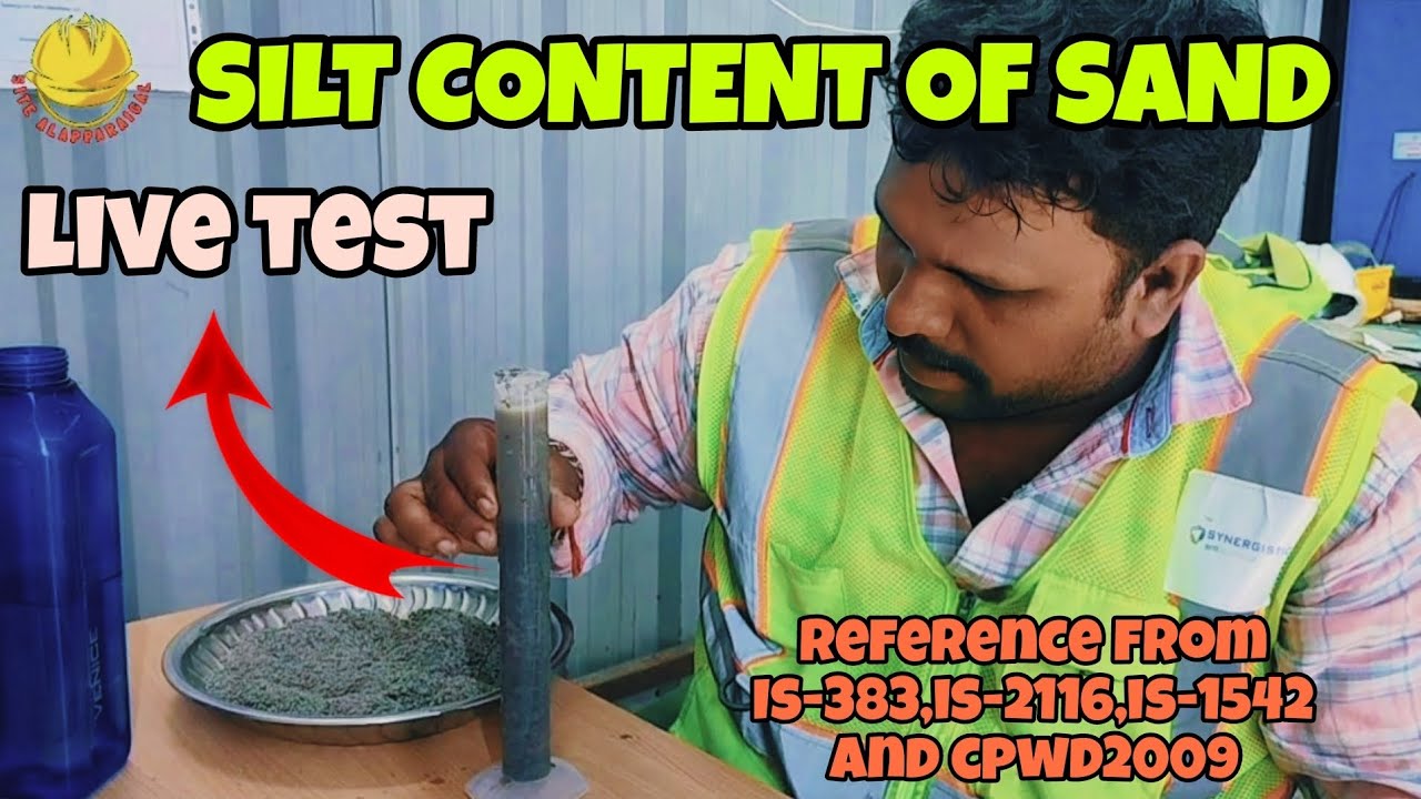 sand silt content test in Tamil | silt content of sand | sand | silt ...