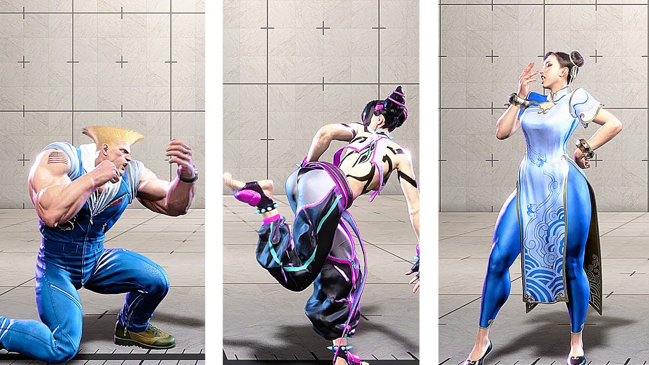 Street Fighter 6 Beta - All Characters Taunts Animations Poses Showcase ...