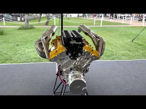 T33 GMA.2 V12 Cosworth Engine Close Up Walkaround @ Goodwood 79th Members Meeting Public Debut ...