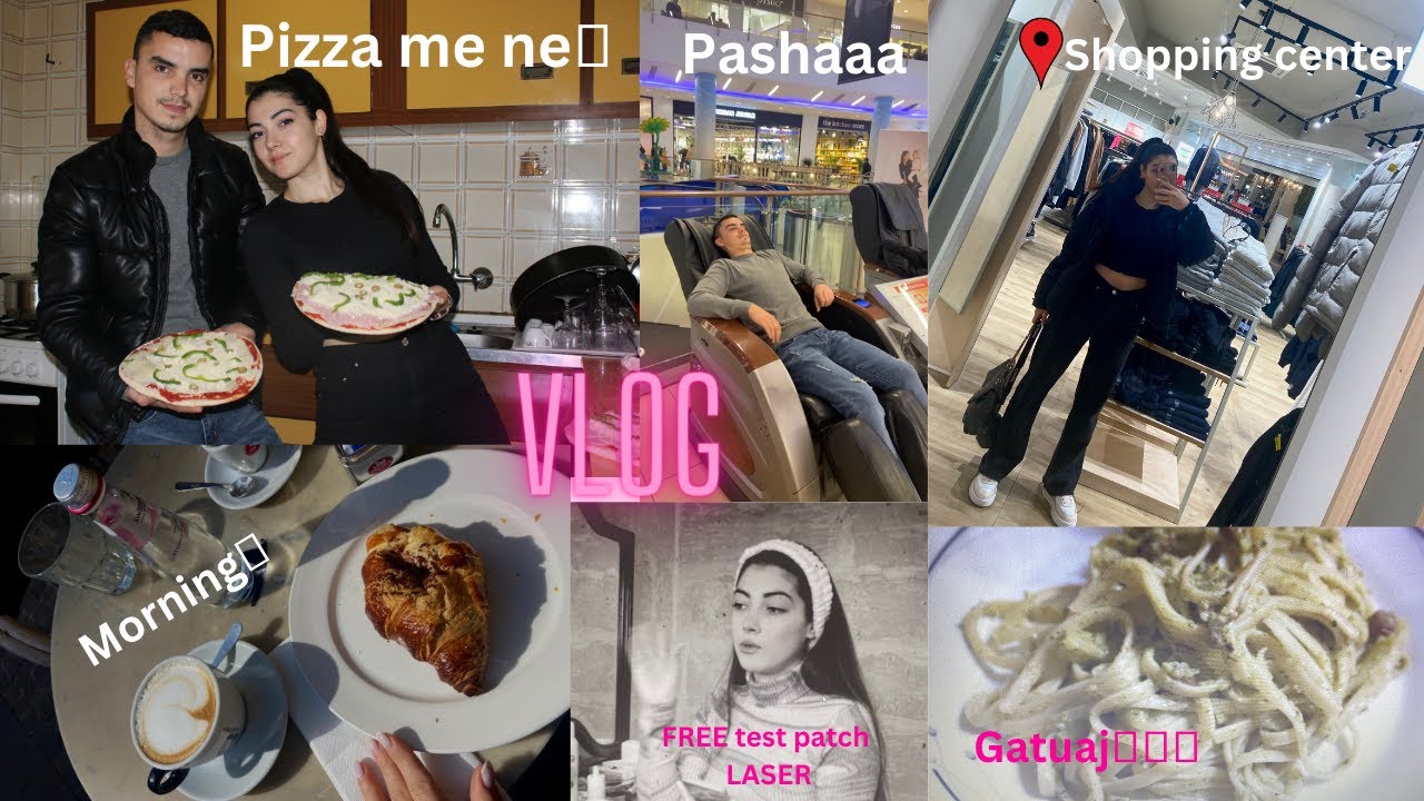 VLOG * Bejm pizza bashke 🥰~ Neps i papritur 🤔~ Bej proven e LASER-it ...
