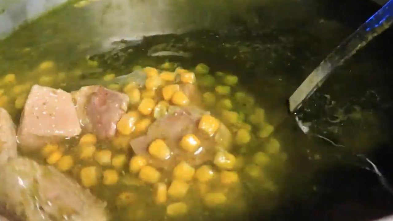 Pozole Verde De Elote Dulce/ Súper Delicioso 😋 - YouTube