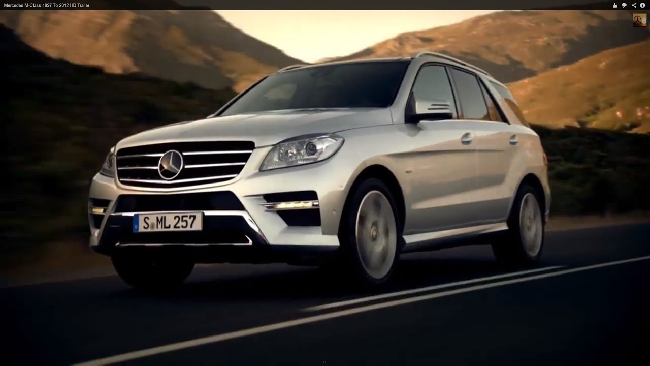 Mercedes M-Class 1997 To 2012 HD Trailer - YouTube