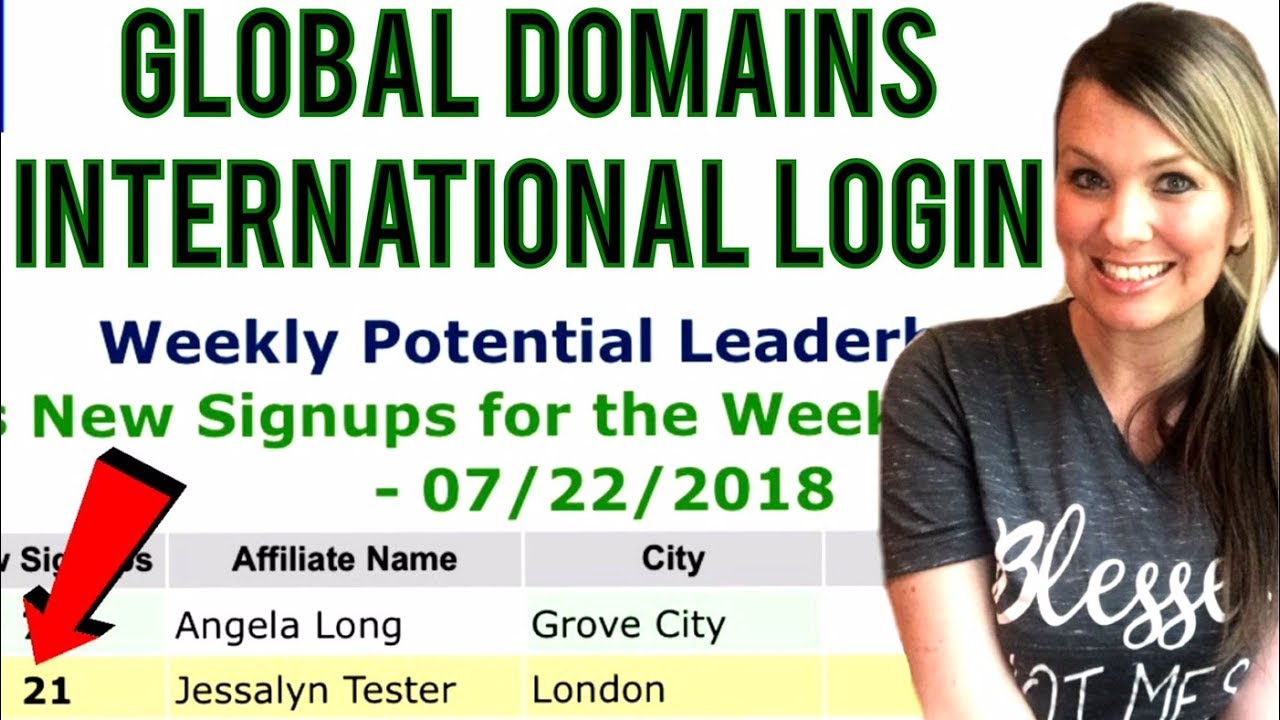 Global Domains International Login // GDI bonuses - YouTube