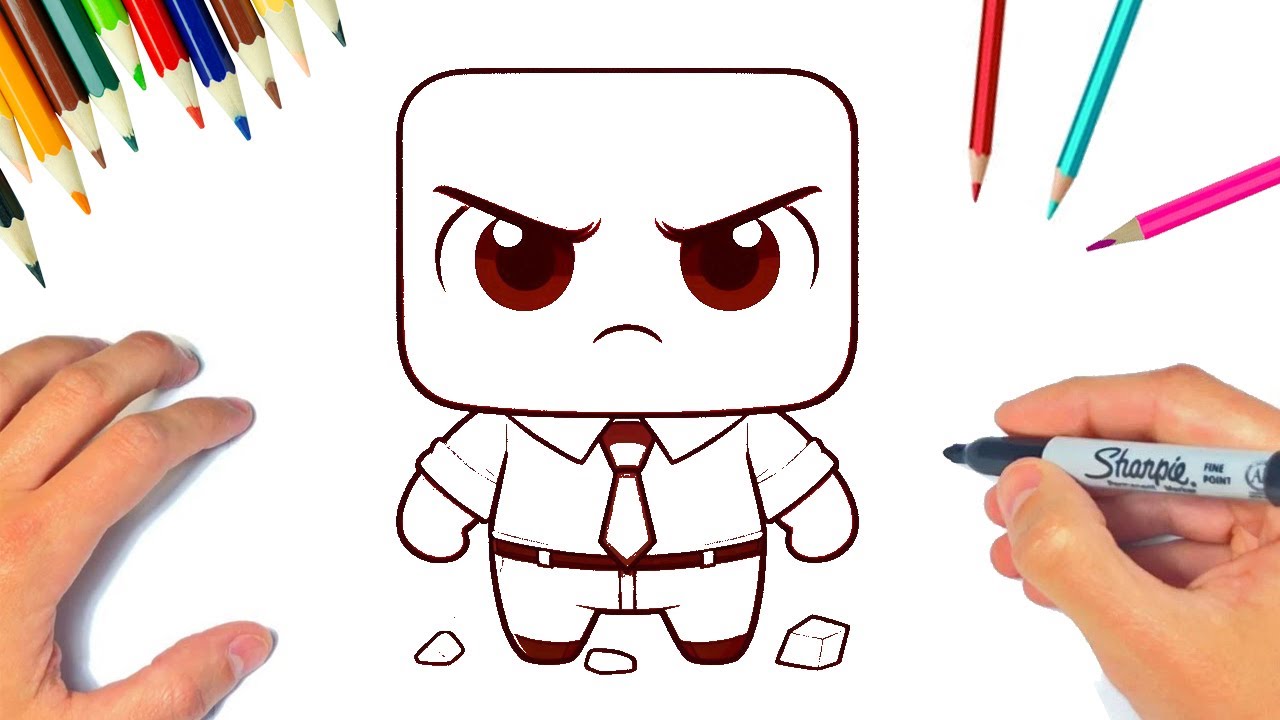 How to DRAW ANGER | INSIDE OUT 2 | EASY Drawing | Step by Step | For ...
