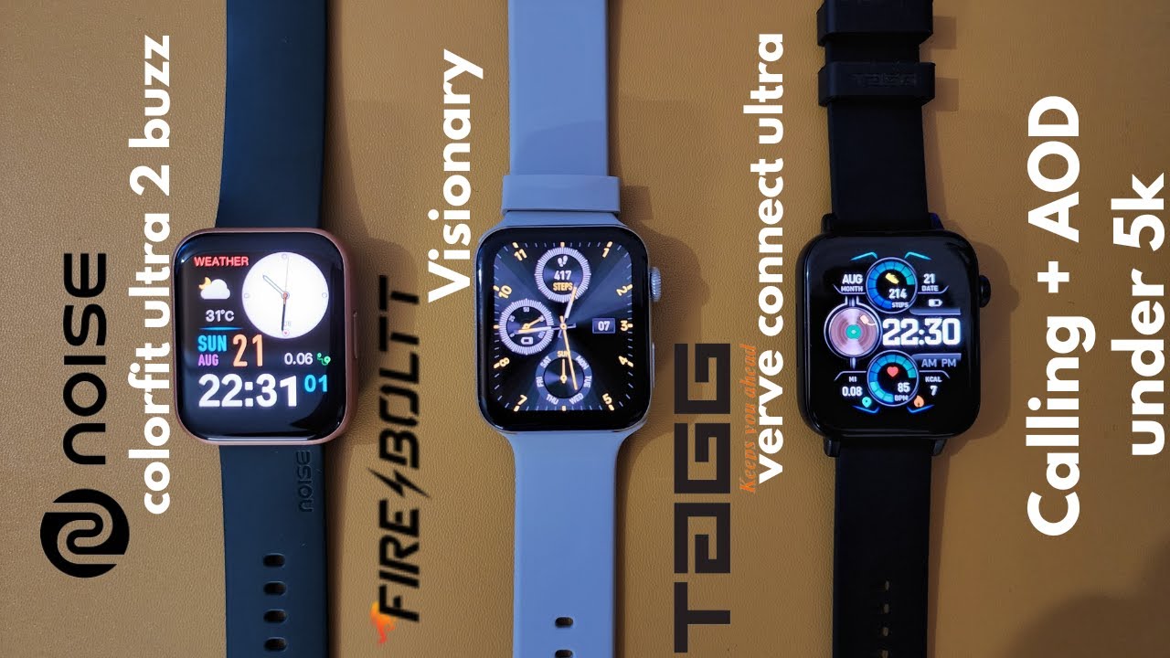 Best calling watch with AMOLED dispaly under 5000 | Latest launch | AOD ...