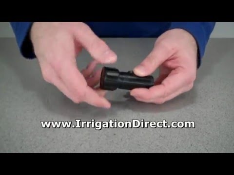 Drip Irrigation - How to install a half inch compression end cap for ...