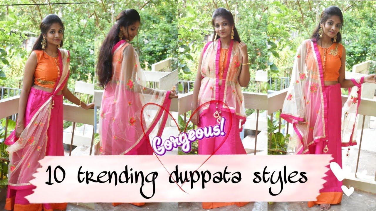 10 duppata drapping styles you MUST try - how to wear duppata perfectly ...
