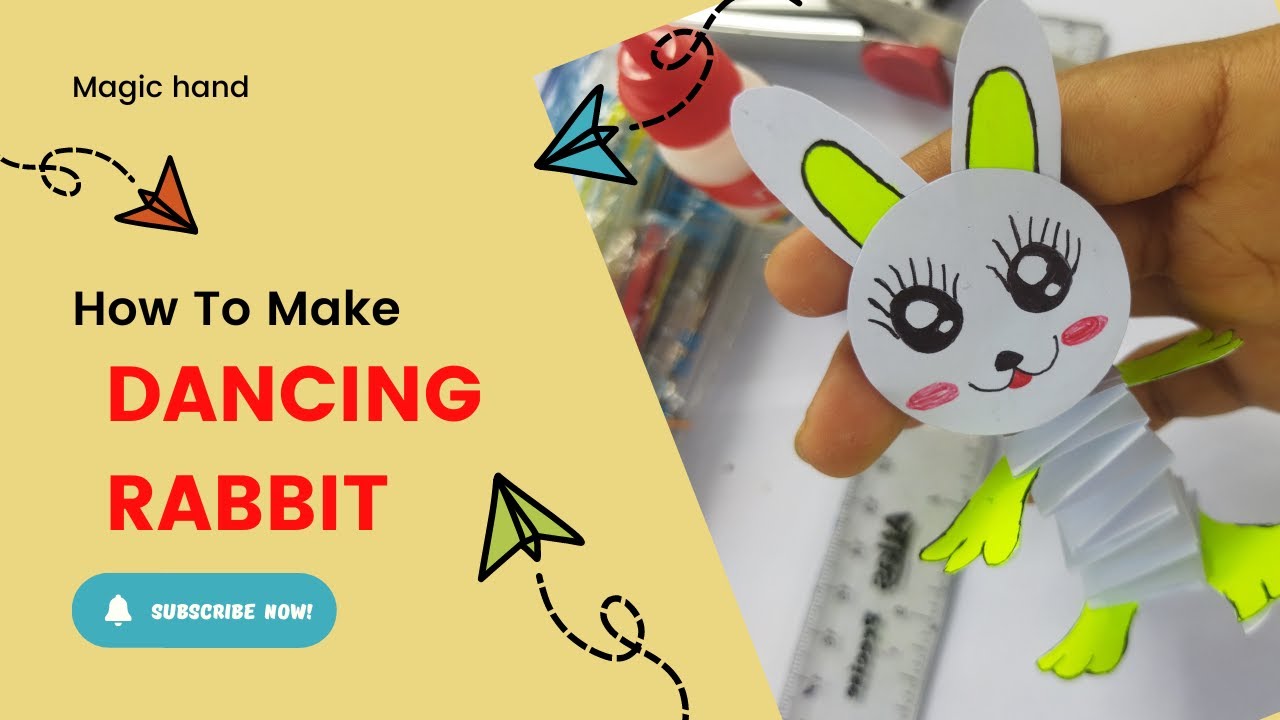 How To Make Origami Dancing Rabbit | Easy Craft Idea | Amazing Handmade ...