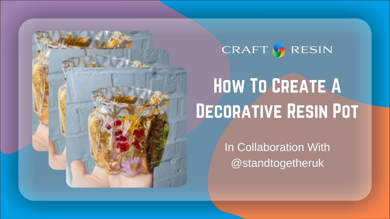 How To Create A Decorative Resin Pot - YouTube