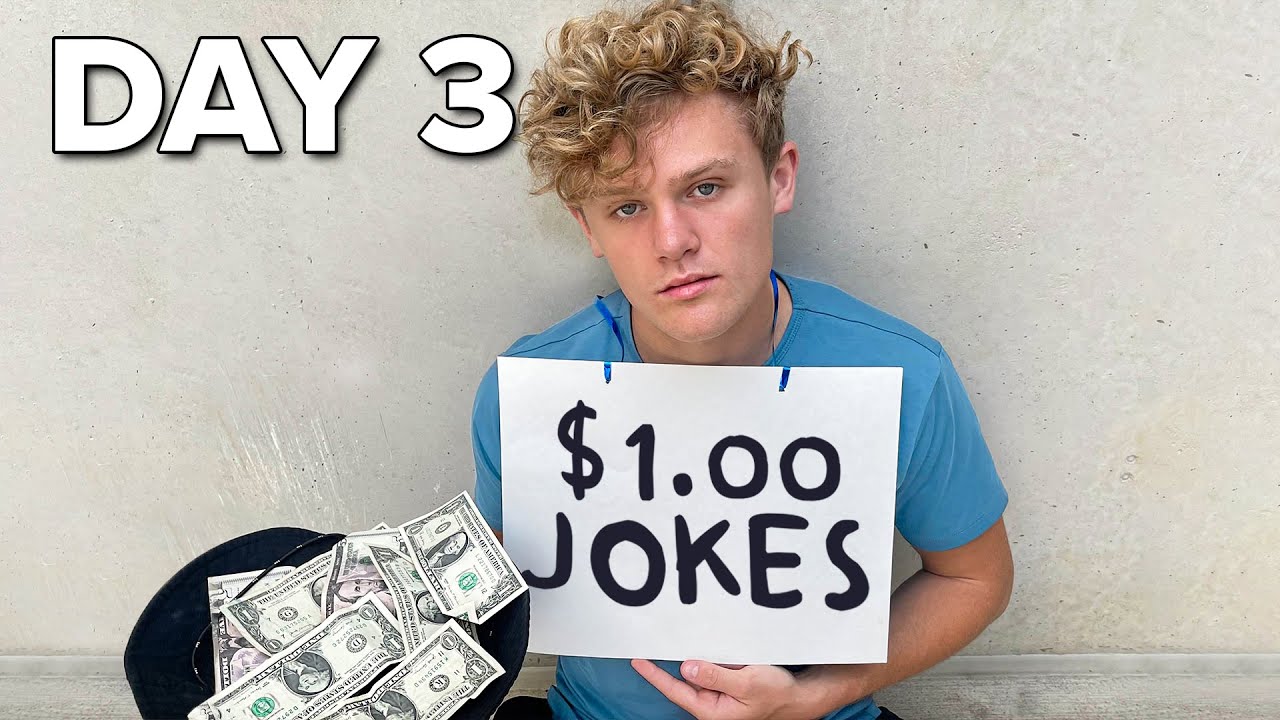 I Survived On $0.01 For 1 Week - Day 3 - YouTube