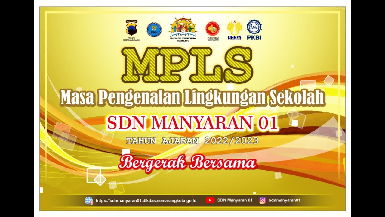Selamat Datang (MPLS) Sdn Manyaran 01 Tahun Ajaran 2022/2023 - YouTube