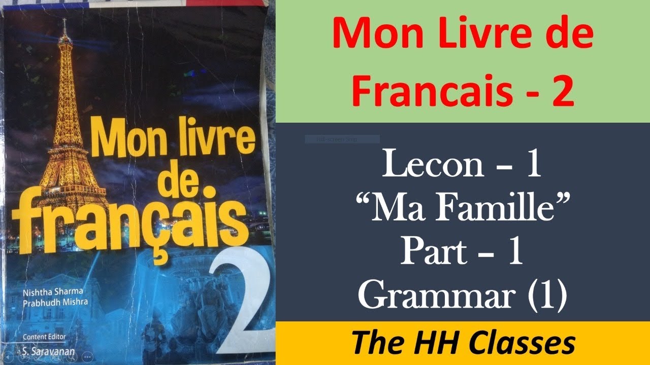#french#class6 French | Class 6 | Mon Livre de Francais - 2 | Lecon 1 ...