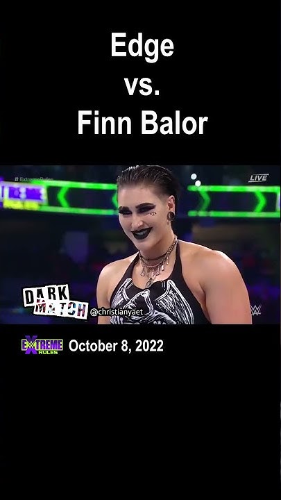 Edge vs. Finn Balor | "I Quit" Match | Extreme Rules 2022 Highlights #Shorts #WWE - YouTube