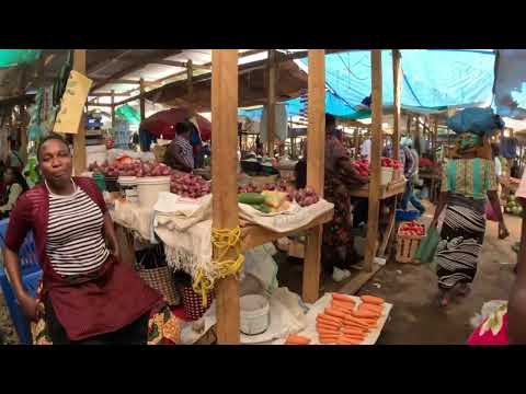 Arusha market阿鲁沙 kilombero market 非常多本地人逛的集市 - YouTube