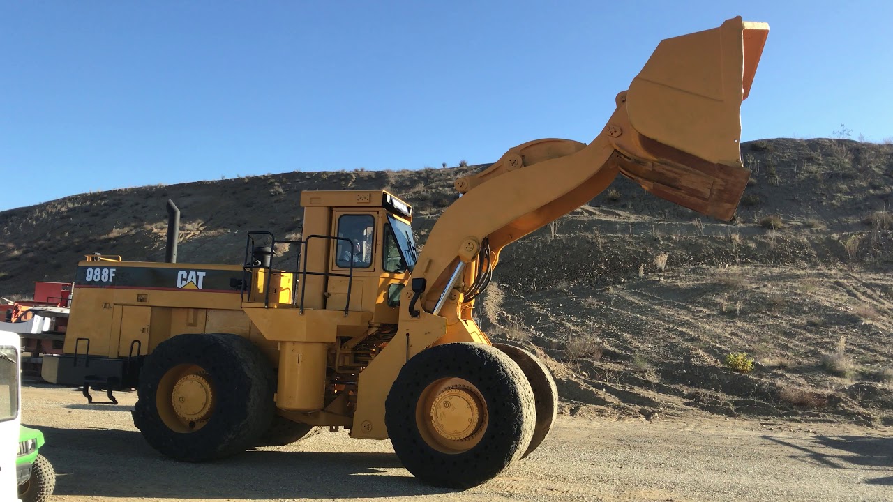 Caterpillar 988F Wheel Loader, - YouTube