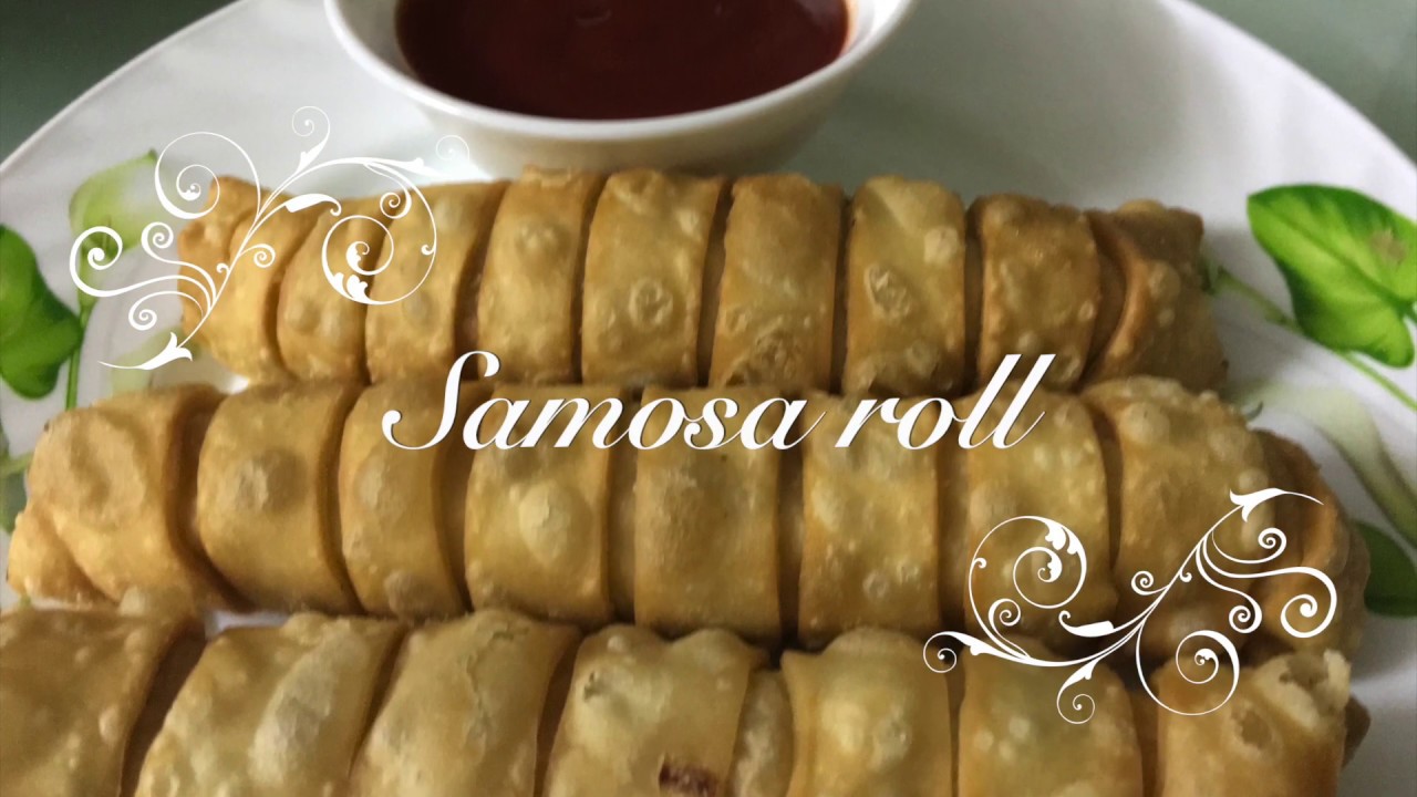Samosa Rolls | Crispy and tasty onion samosa rolls | Roll Samosa ...