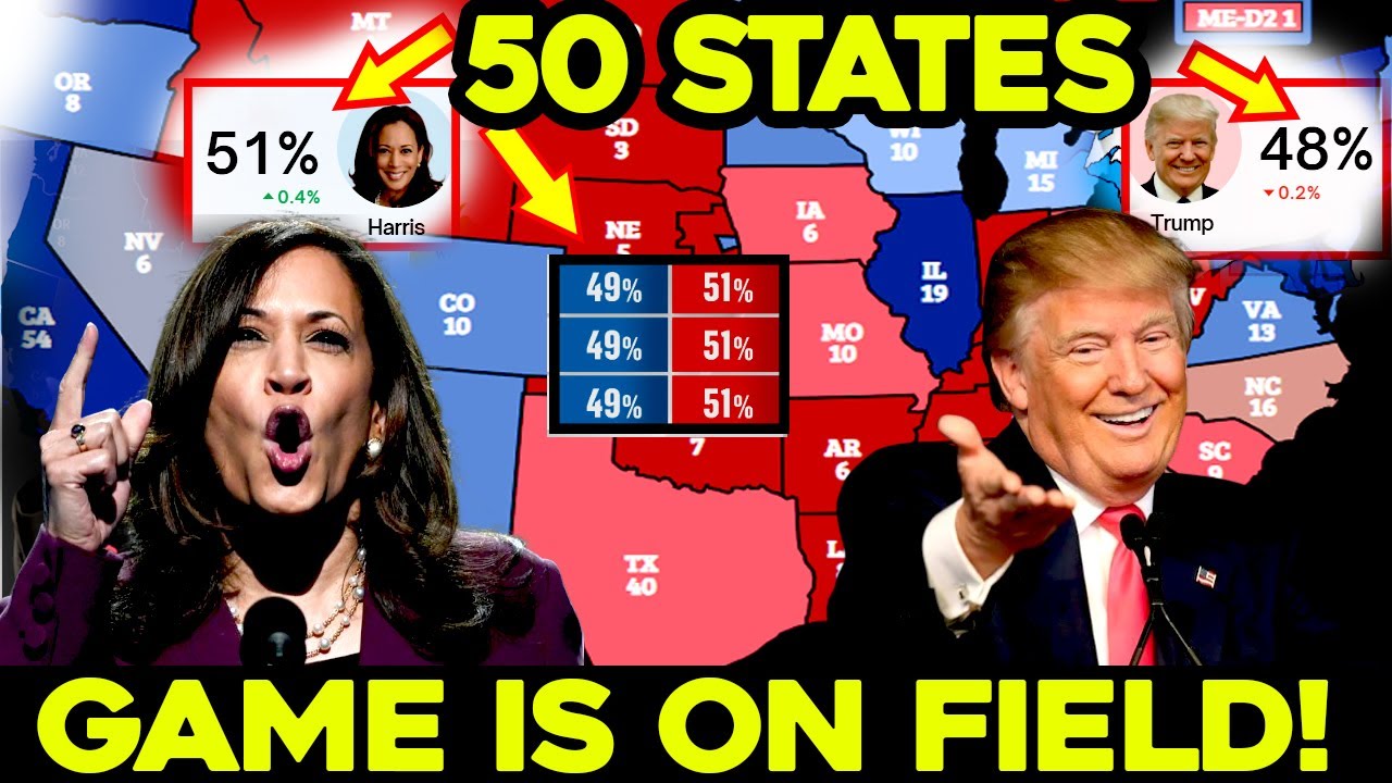 History Created! ALL 50 STATES Polling Data 16 October ! Trump Vs ...
