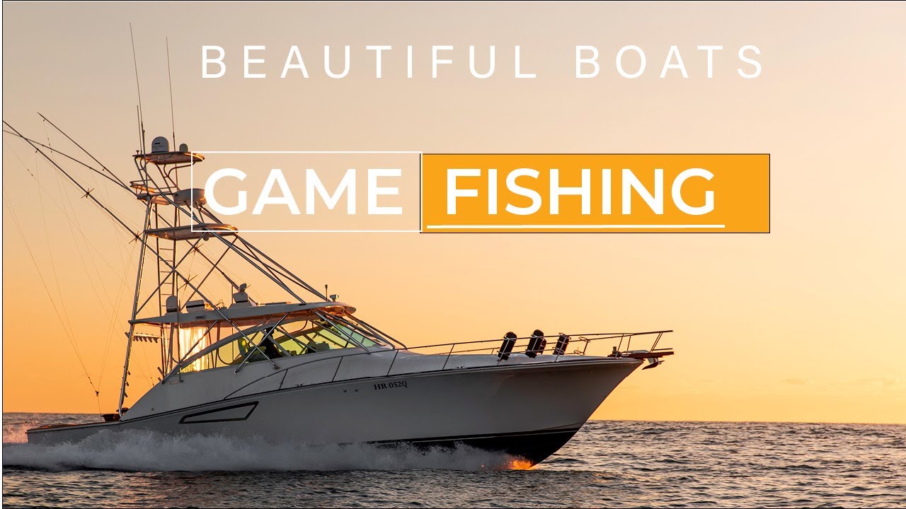 Game Fishing Boats aerial shots - YouTube