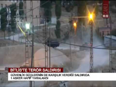 BİTLİS'TE TERÖR SALDIRISI