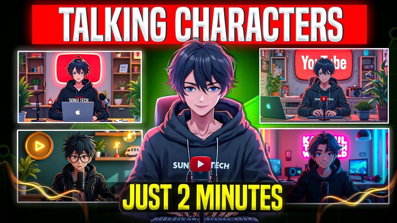 How To Make Talking Character For Your YouTube Channel || Sonu Tech ...