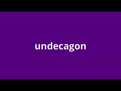 what is the meaning of undecagon. - YouTube