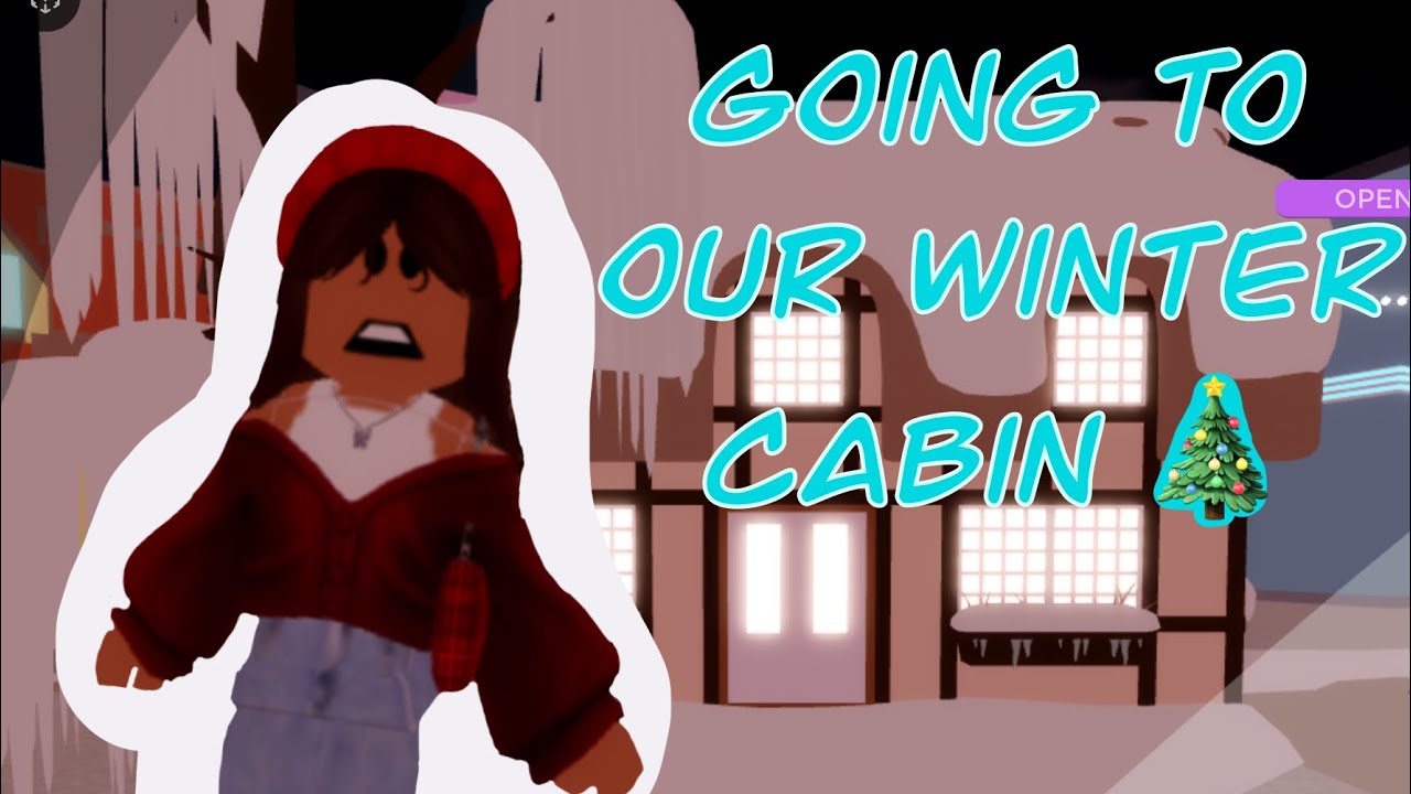 Going to a our winter cabin 💜 ️ [club roblox] - YouTube