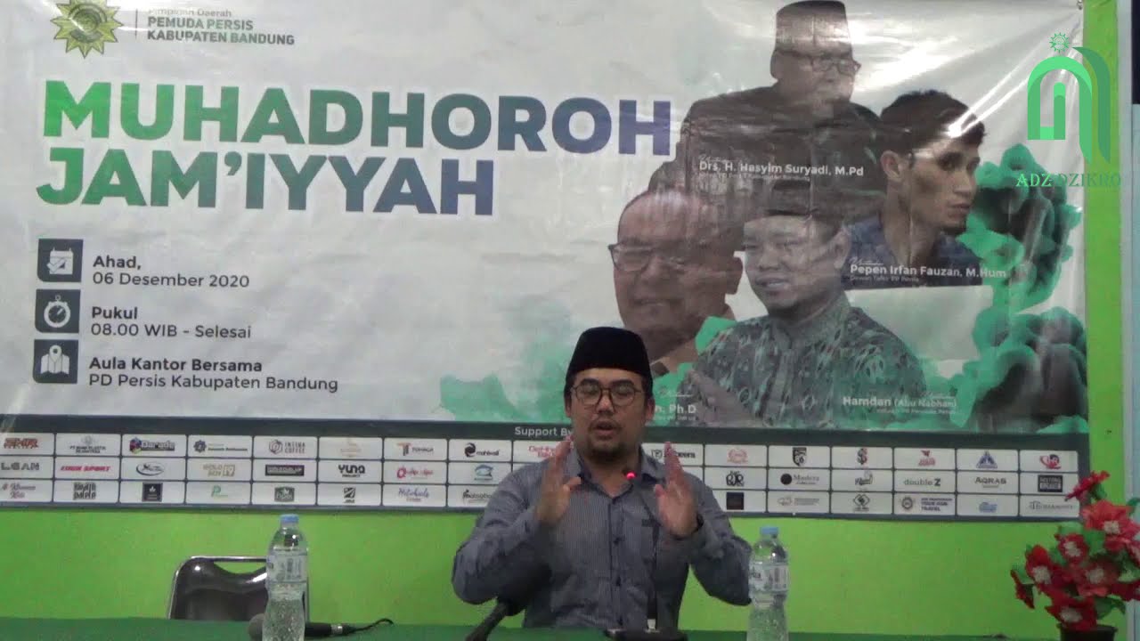 Membuka Acara Muhadhoroh Jam'iyyah PD. Pemuda Persis Kab. Bandung oleh ...