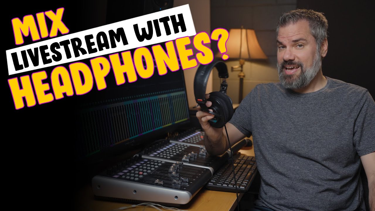 How to Mix Your Livestream with Headphones - YouTube