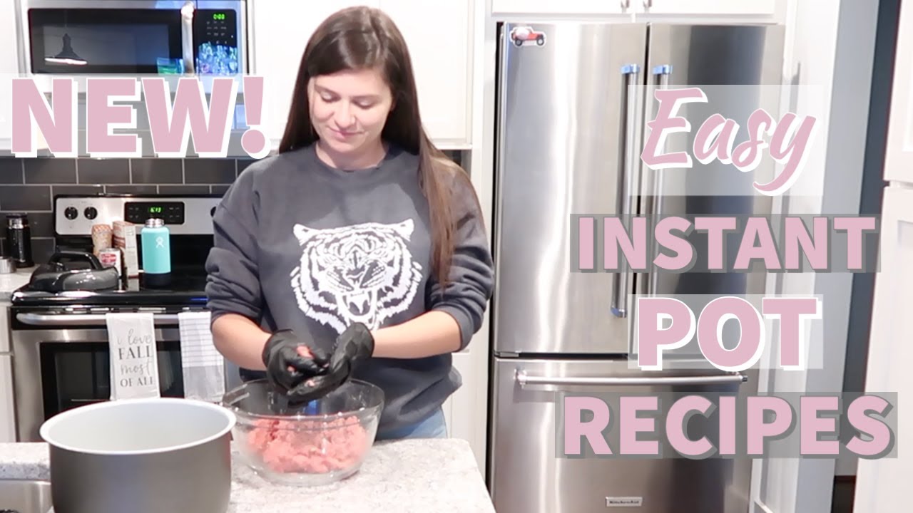 NEW EXTREMELY EASY INSTANT POT RECIPES + DESSERT ⎪ COOK DINNER WITH ME ...