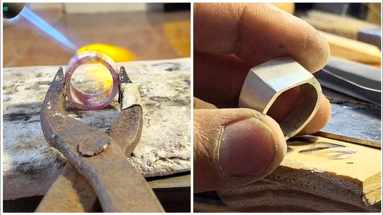 Silver Ring Making for Beginners | Silver Ring - Diy jwellery - YouTube